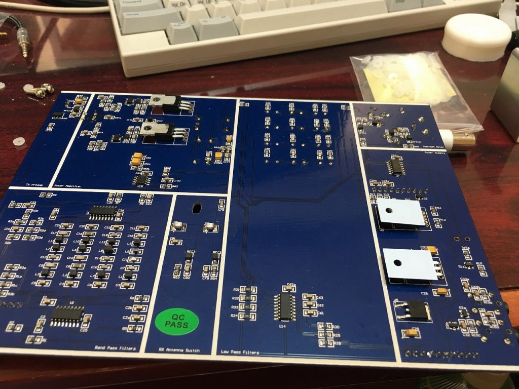 mcHF v0.7 RF ボードの絶縁対策（有効） | 趣味関係のメモ帳